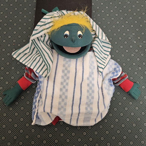 Puppet Productions | Toys | Vtg Train Depot Handmade Boy Green Blonde ...